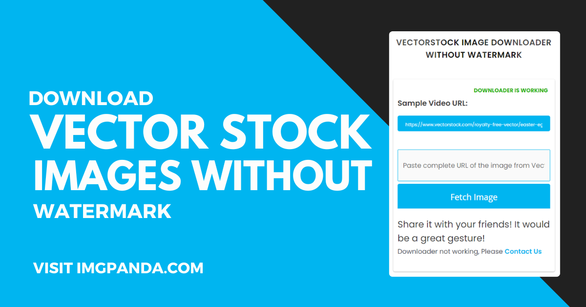 VectorStock Image Downloader Without Watermark | IMGPANDA - A Free Resources Website