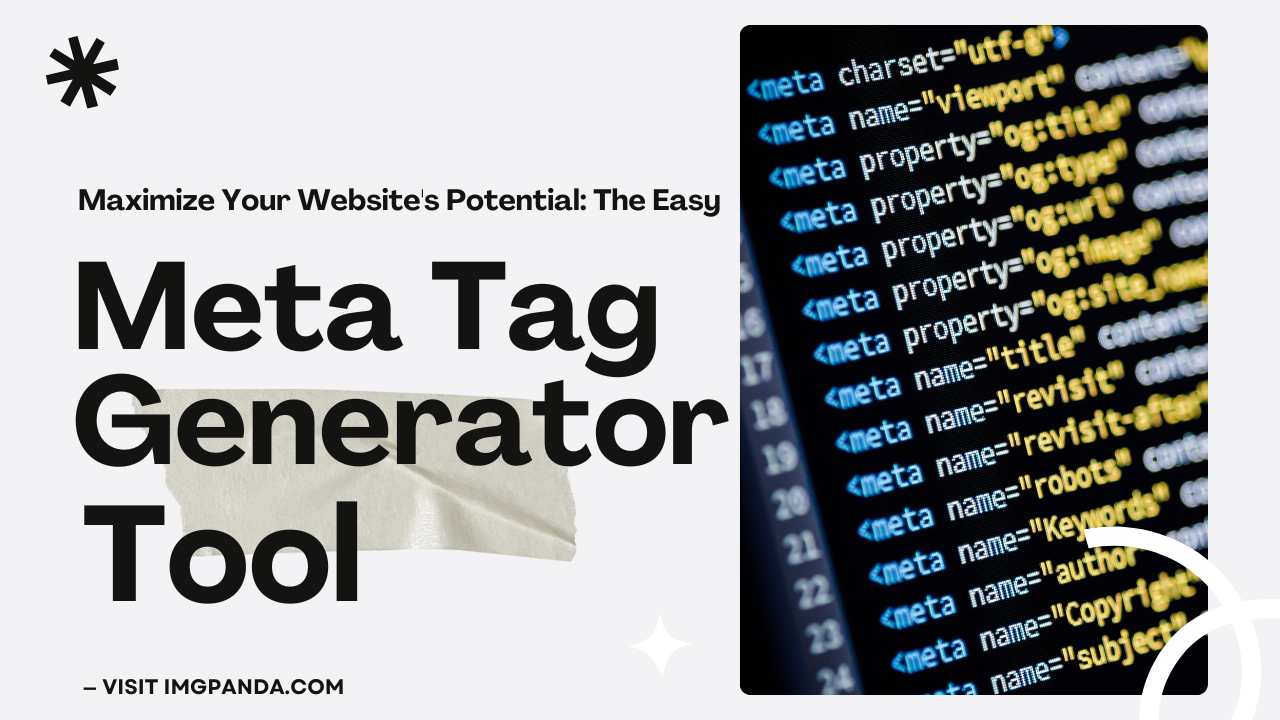 Free Meta Tag Generator | IMGPANDA - A Free Resources Website