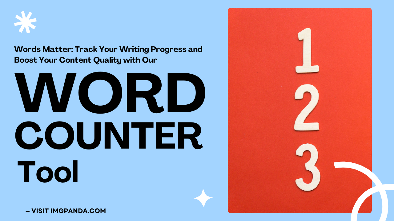 Free Word Counter | IMGPANDA - A Free Resources Website
