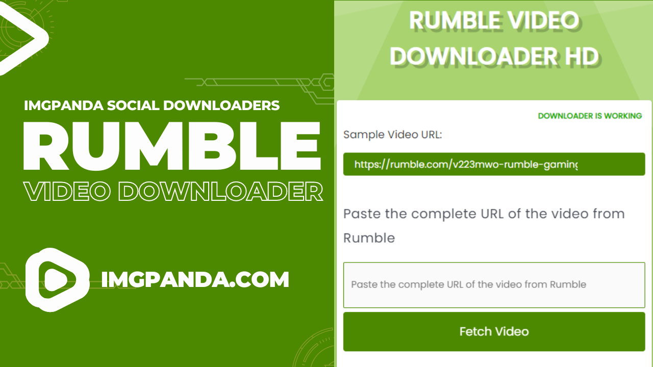 Rumble Video Downloader HD | IMGPANDA - A Free Resources Website