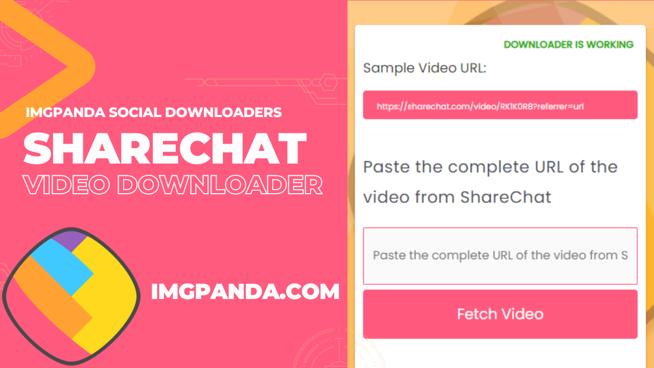 ShareChat Video Downloader HD | IMGPANDA - A Free Resources Website