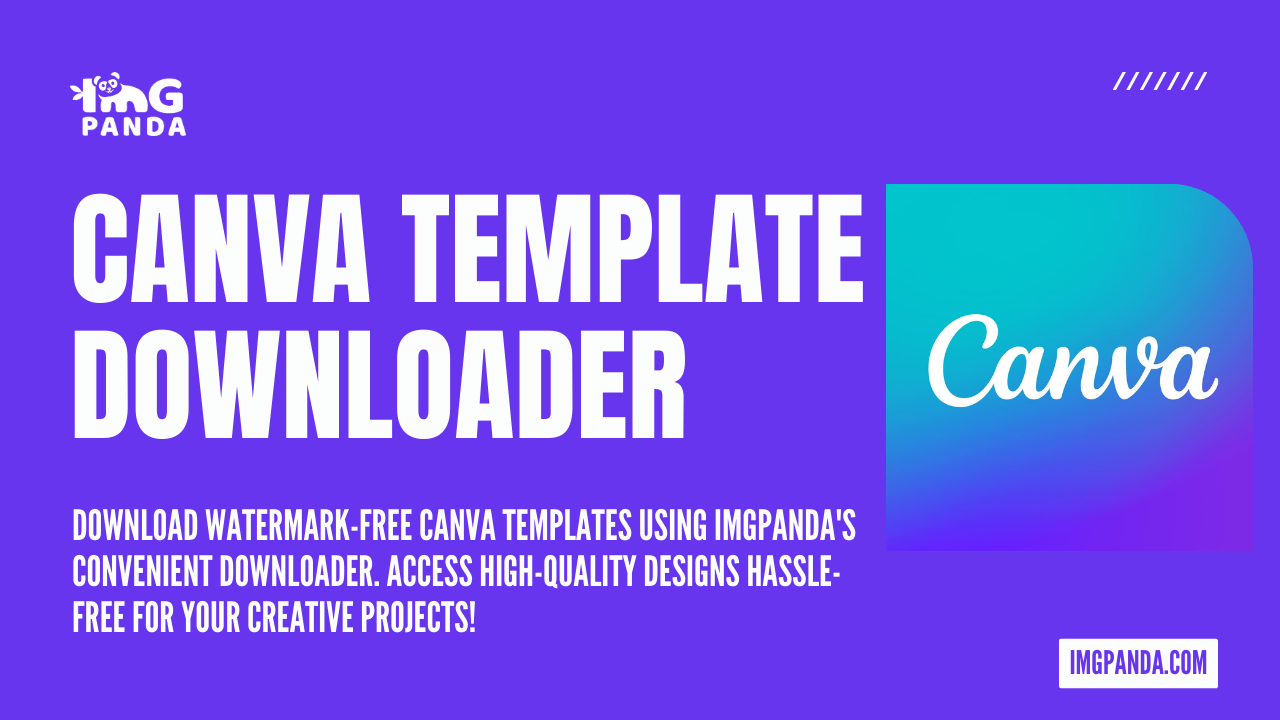 Canva Template Downloader Without Watermark | IMGPANDA - A Free ...
