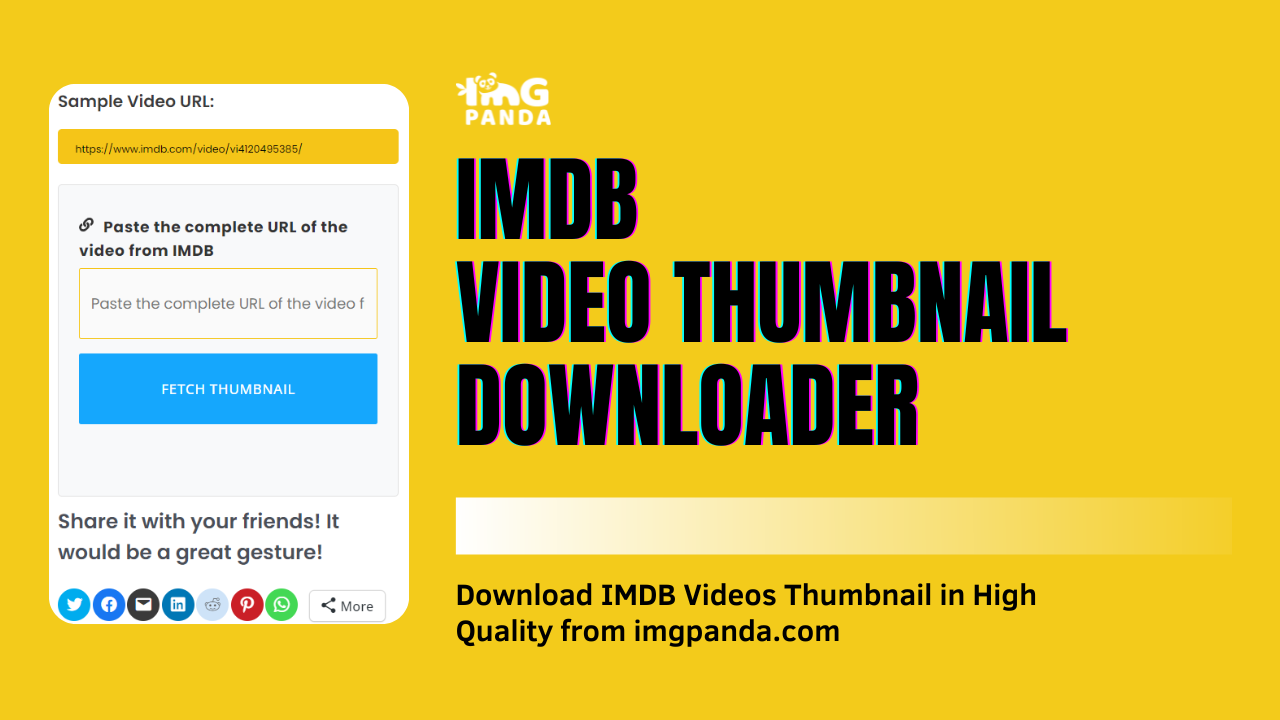 IMDB Video Thumbnail Downloader | IMGPANDA - A Free Resources Website