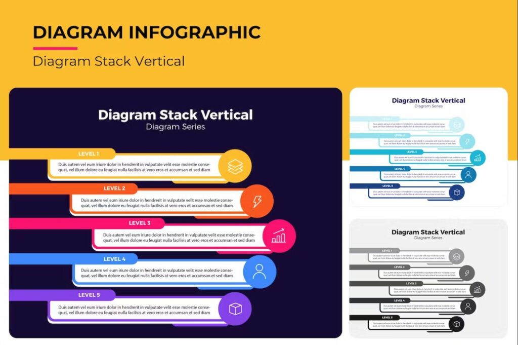 Premium Diagram Stack Vertical v2 Free Download – IMGPANDA – A Free ...