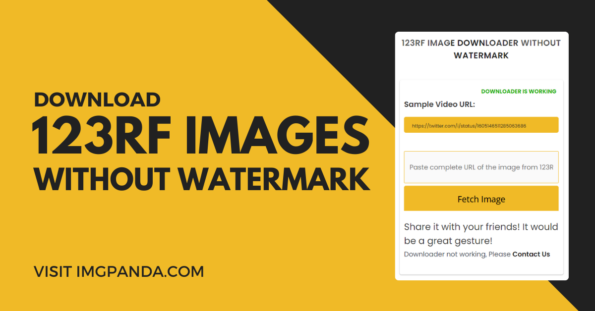 Getting 123RF Images for Free without Watermark: Guide – IMGPANDA – A ...