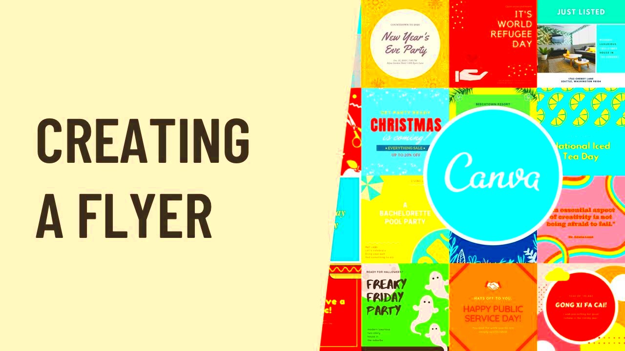 Create Flyers with Canva Flyers Templates – IMGPANDA – A Free Resources ...